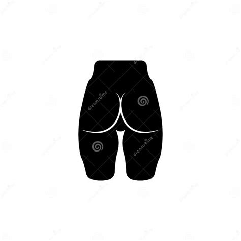 Icono Masculino De Las Nalgas Elemento Del Icono De Las Partes Del