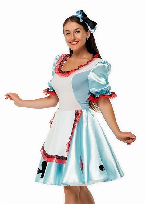 Alice In Wonderland Costume Adult 100341 Size One Size Compare Prices On Elkaua