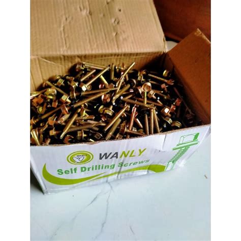 Jual Baut Roofing 12 X 70 Baut Rofing 7cm 1box Atap Baja Ringan Alderon