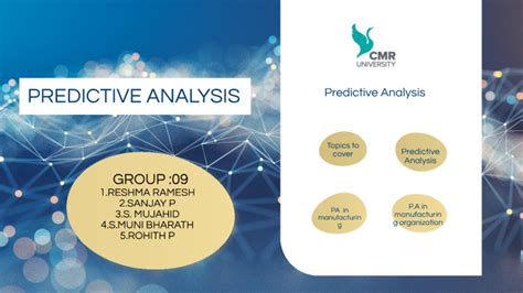 Predictive Analysis By Reshma Remesh On Prezi