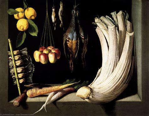 Buy Museum Art Reproductions Still Life With Game Vegetable And Fruit 1602 By Juan Sanchez