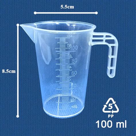 Ca Đong Nhựa Pha Chế 100ml Ly Đong Nhựa Vạch Chia 100ml Shopee Việt Nam