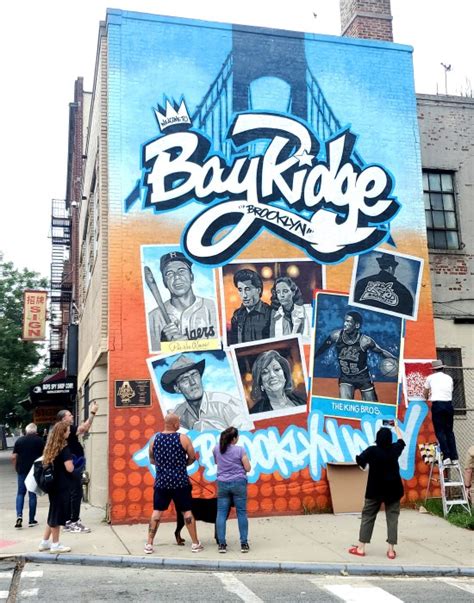 ‘a Celebration Of Bay Ridge Neighborhood Honors New Mural Made By