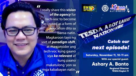 Tesda May Team Agila Ang Tesda Meron Po Ito Ay Ang