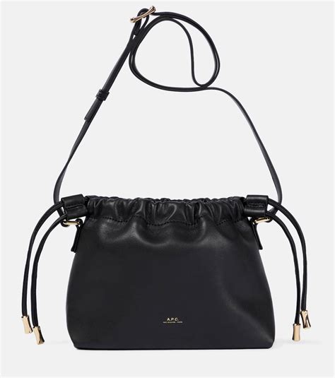 Apc Ninon Mini Shoulder Bag In Black Endource