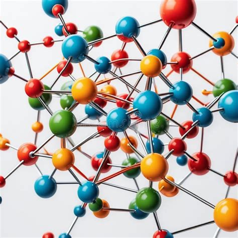 Interactive Educational Atom Model Toy Background Ideal For Science