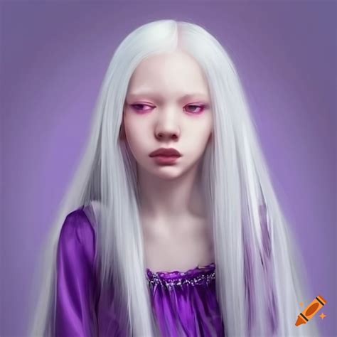 Albino People With Purple Eyes Albino Albino Model Albino Albino