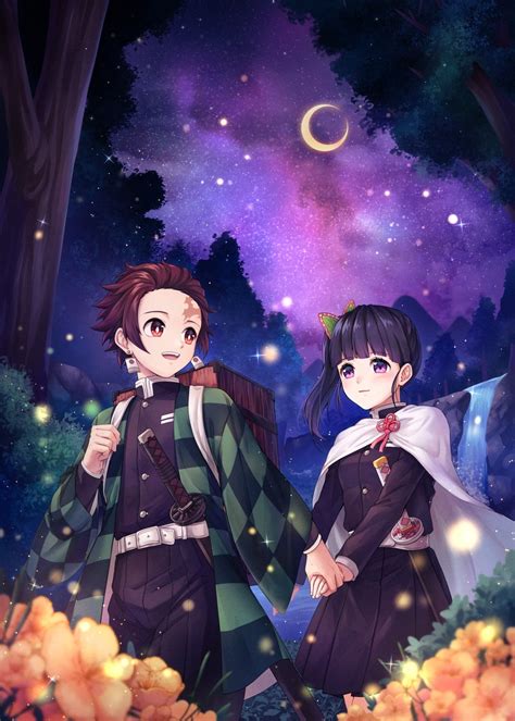 Kamado Tanjirou And Tsuyuri Kanao Kimetsu No Yaiba Drawn By Plus1024