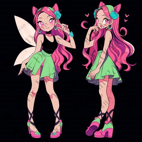 Winx Club Adopt With 10 Pieces Of Extra Art By Destiny2dominator On