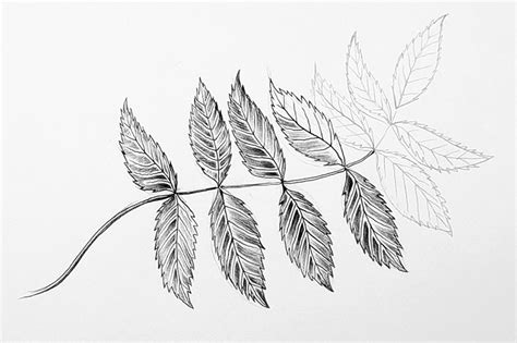 Tree Leaves Texture Drawing Aesthetic Seamless Pattern Leaves Trees