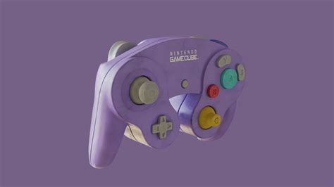 Gamecube Controller 3d Model Cgtrader