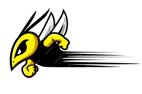 Premium Vector Bee Mascot Logo Vector