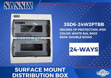 Sassin Surface Mount 24 Ways Distribution Box Lazada Ph