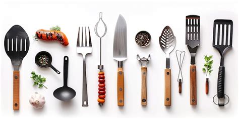 Grilling Tools For Healthy Outdoor Cooking Premium Ai Generated Image