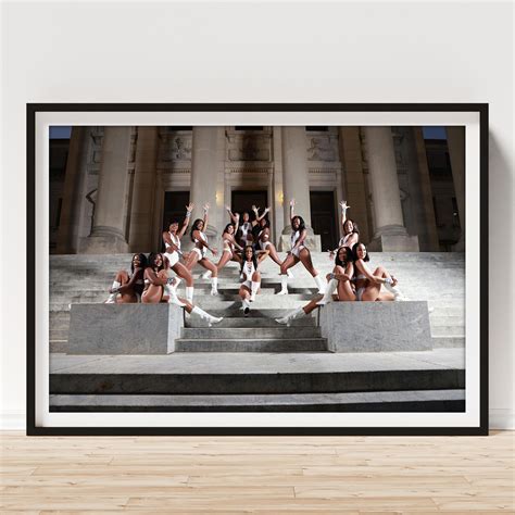 J Settes Pose For A Photo At The State Art Print By Jackson State