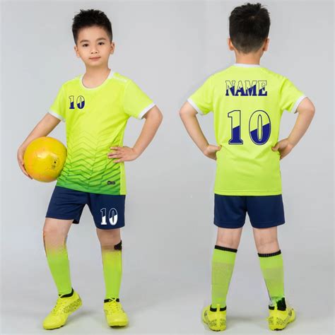 Conjuntos De Camisetas De F Tbol Personalizados Para Ni Os Uniforme De