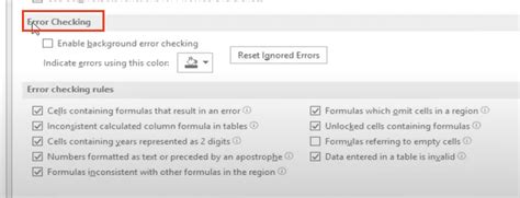 Excel Error Checking A Complete Guide To Formula Error Detection And Resolution Coefficient