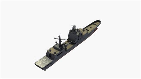 Ivan Gren Class Landing Ship 3d Model 199 3dm 3ds Dae Dwg Fbx Flt Obj X Ma Max Free3d