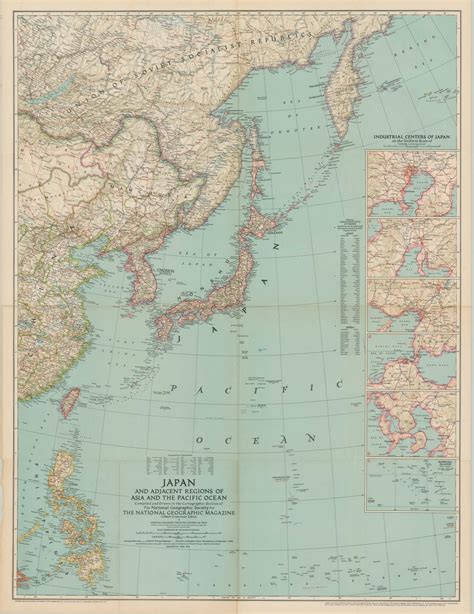 [national Geographic Maps Published During World War Ii] Curtis Wright Maps