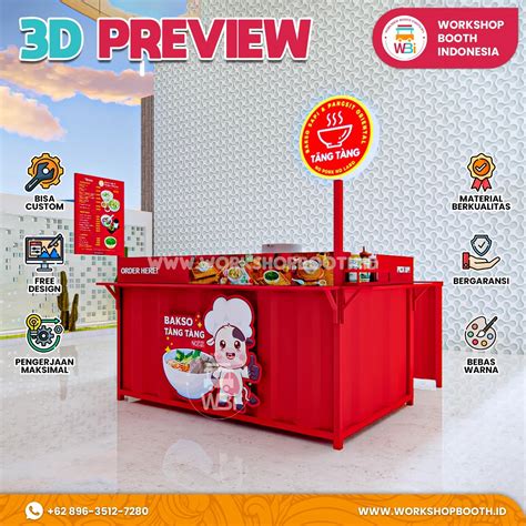 Bakso Tang Tang Booth Island Workshop Booth Indonesia