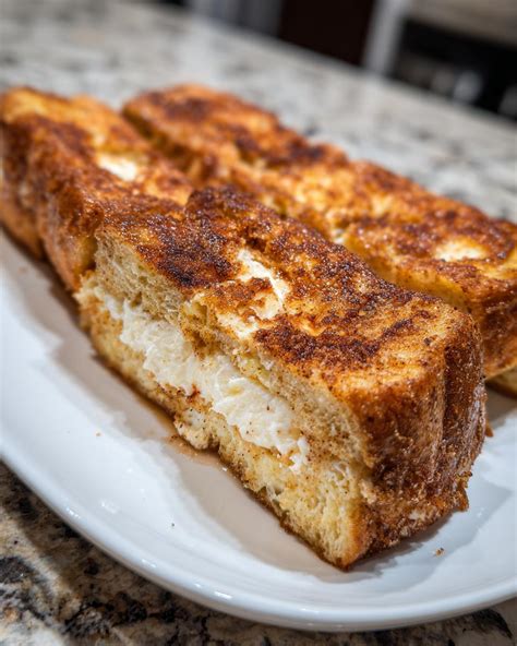 Amazing 4 Cream Cheese Stuffed French Toast