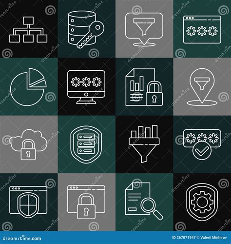 Set Line Shield With Settings Gear Password Protection Location Sales