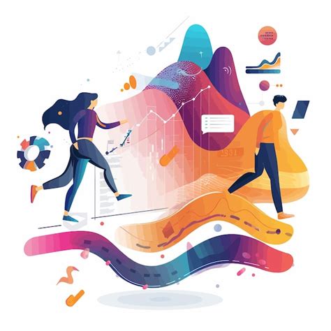 Premium Vector Dataanalyticsvectorillustration