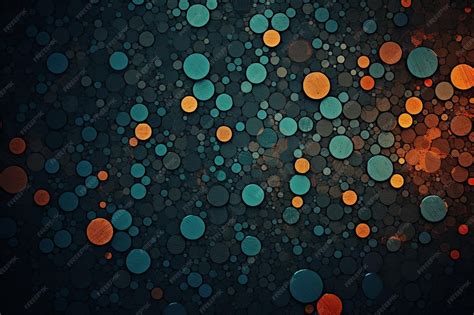 Premium Ai Image Circle Texture Background