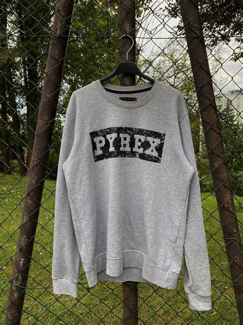 Pyrex Vision Pyrex Vision Virgil Abloh Logo Crewneck Grailed