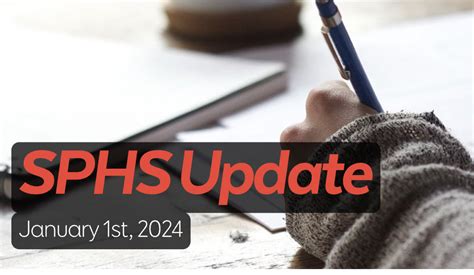Sphs Update For January 1st South Portland High School