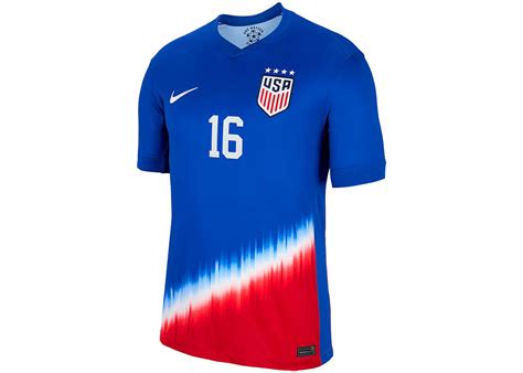 Nike Rose Lavelle Uswnt 2024 Stadium Away Jersey Royal Side Kicks