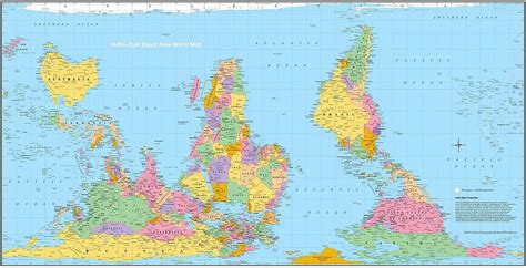 The Hobo Dyer Equal Area Projection Map Wmb Maps