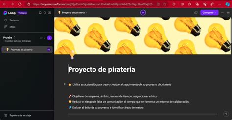 Probando Microsoft Loop En Linux