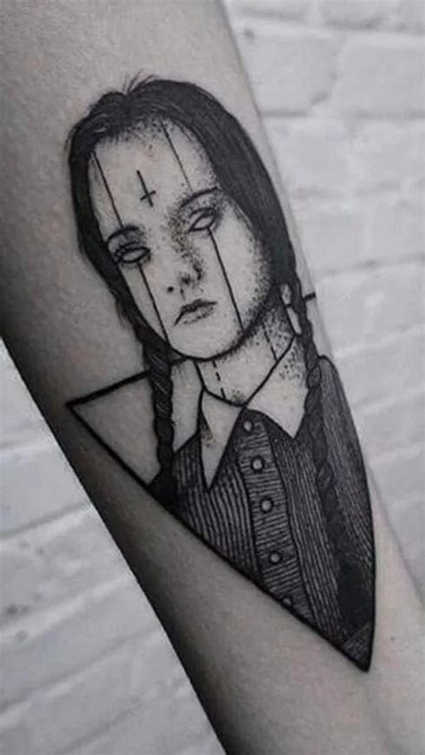 Wednesday Addams Poison Bottle Tattoo Desenho Tatuagem Tatuagem Garotas