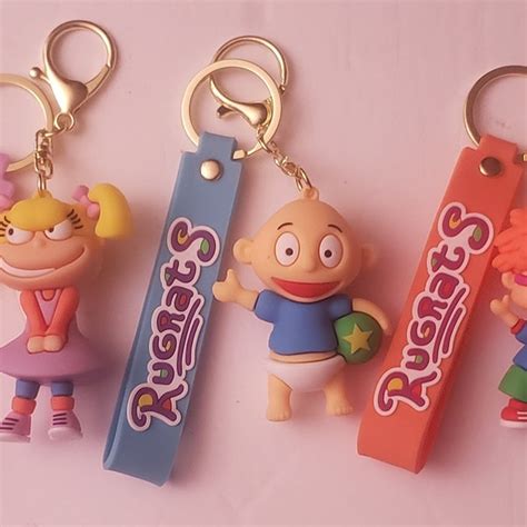 Cartoon Character Keychain Etsy