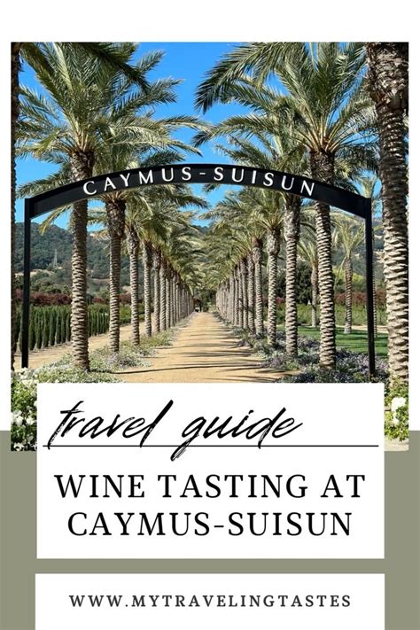 Sip And Savor Experiencing The Flavors Of Caymus Suisuns Wine Tasting