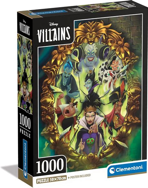 Clementoni Disney Villains Collection Villains 1000 Pieces Puzzle