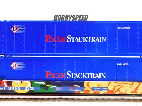 Lionel Pacer Stacktrain Husky Stack 6325 With Graffiti O Gauge 2226622