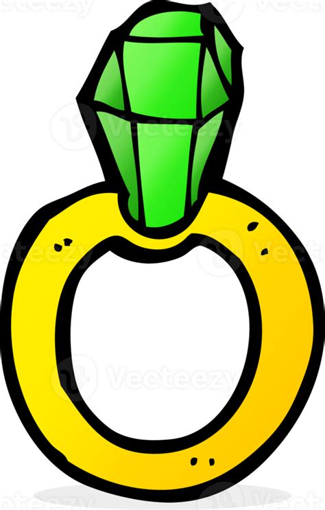 Cartoon Ruby Ring 45041203 Png
