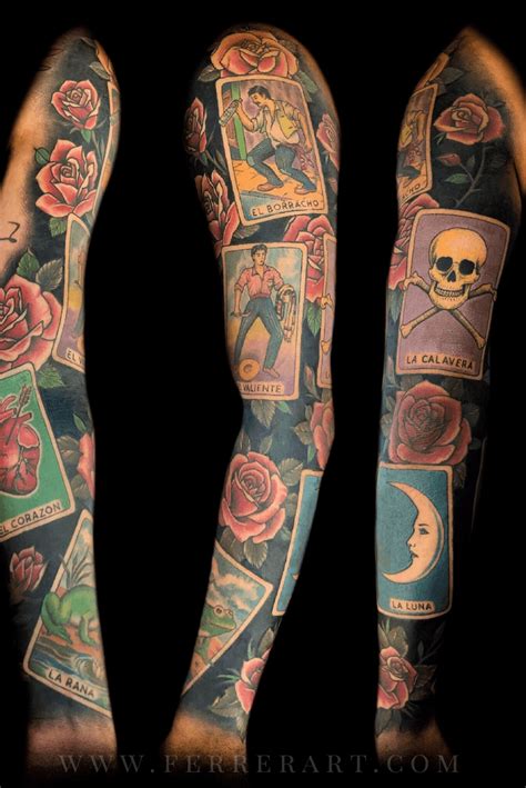 Tattoo Uploaded By Julio Ferrer Tattoo La Loteria Tattoo Ideas