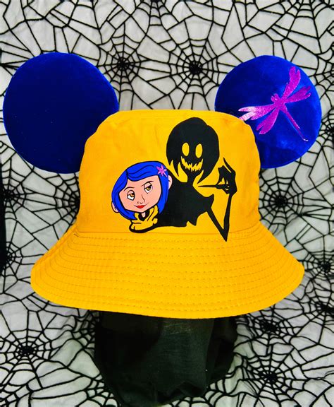 Coraline Inspired Bucket Hat Lebownitte2