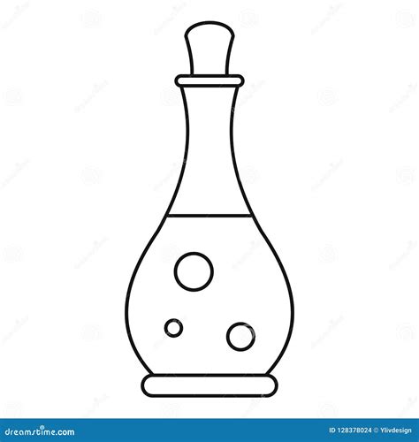 Massage Oil Icon Outline Style Stock Illustration Illustration Of