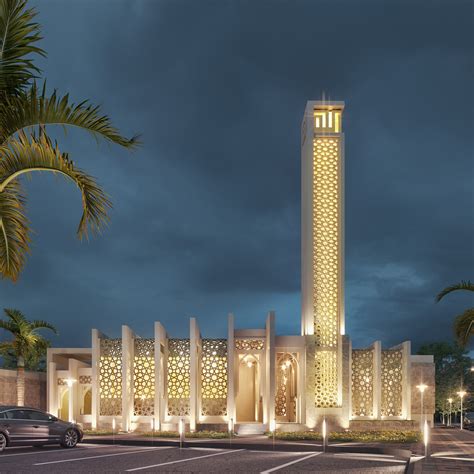 Moderm Masjed Ksa Cgi On Behance
