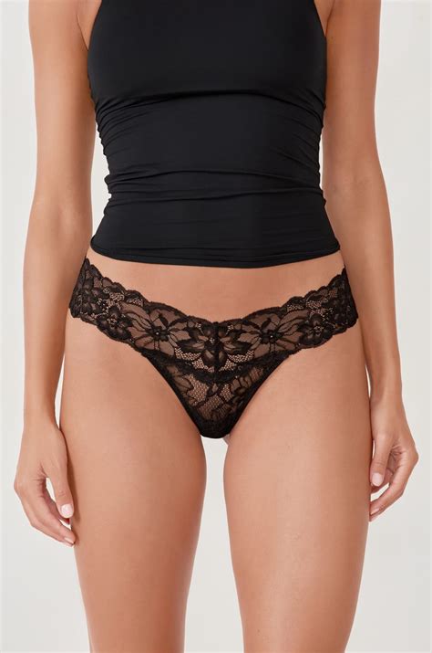 Tanga De Encaje Sweet Noir Etam