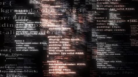 Programming Language Code Text Animation Digital Computer Programming Code Animation