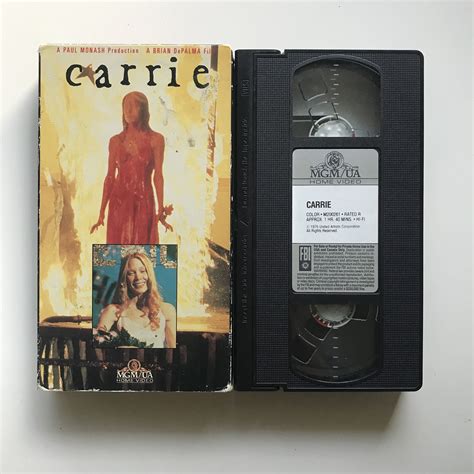 Carrie Vhs Tape 1976 Brian Depalma Horror Stephen King Etsy In 2024
