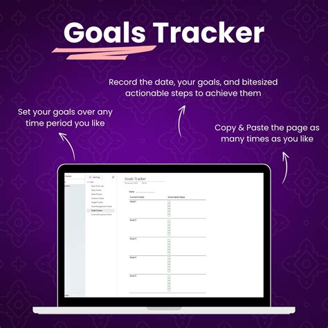 Onenote Daily Life Tracker Templates Bundle To Do Lists Sleep