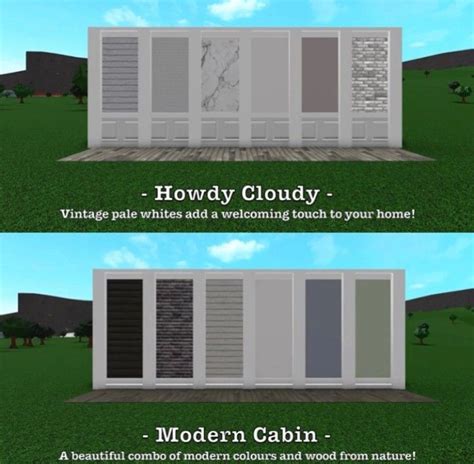 Aesthetic Small House Bloxburg Color Schemes
