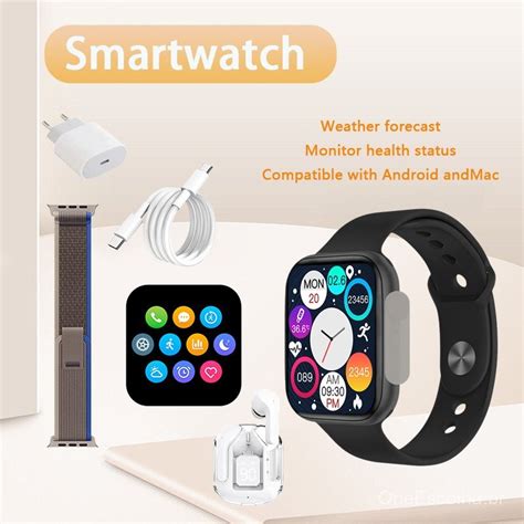 Relógio Inteligente 202 Polegadas Carregamento Sem Fio Bluetooth Chamada Fone De Ouvido