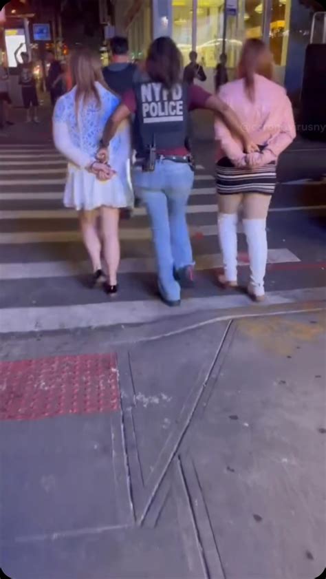 New Yorkers A Video Was Sent Of Two Sex Workers Who Were Arrested At Roosevelt Ave